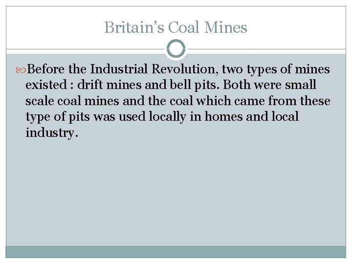 The Coal Legacy of China and Great Britain