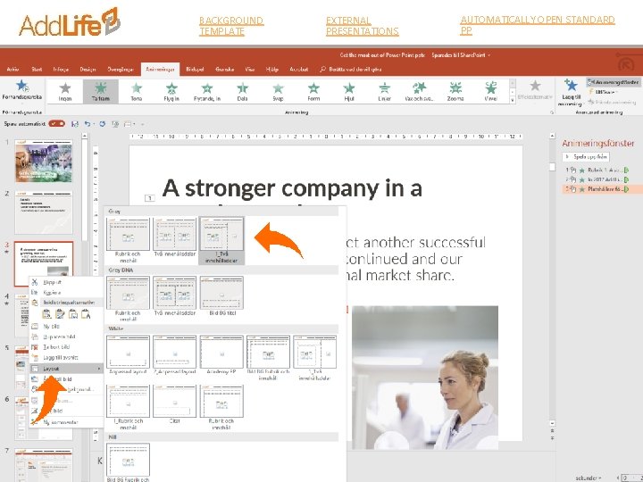 BACKGROUND TEMPLATE EXTERNAL PRESENTATIONS AUTOMATICALLY OPEN STANDARD PP