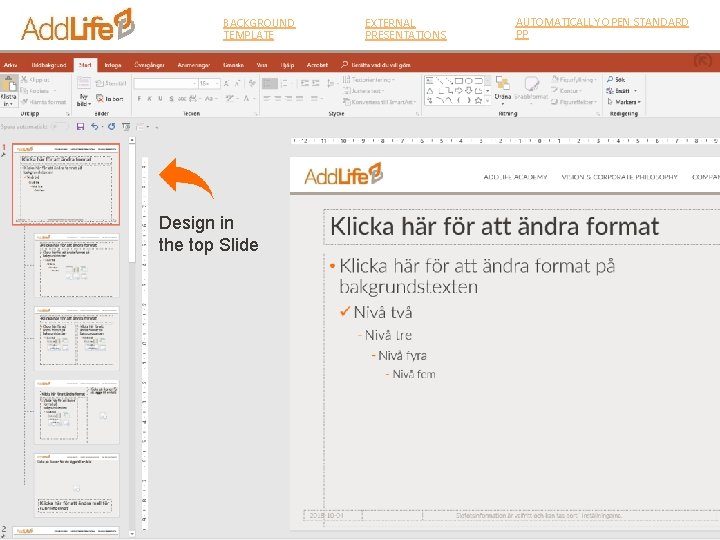 BACKGROUND TEMPLATE EXTERNAL PRESENTATIONS AUTOMATICALLY OPEN STANDARD PP