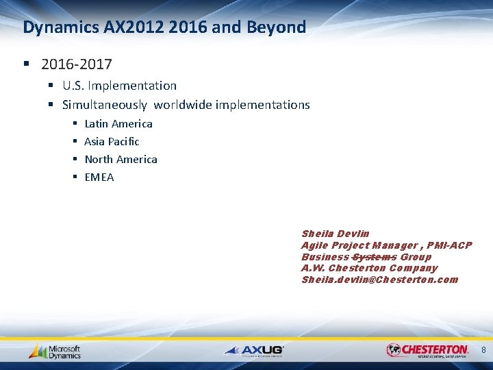 A W Chesterton Sheila Devlin A W Chesterton