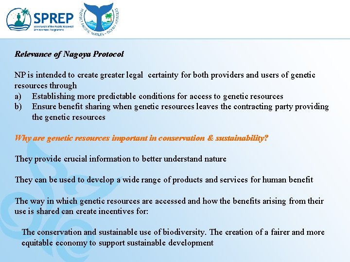 Nagoya Protocol on Access Benefit Sharing Arising from