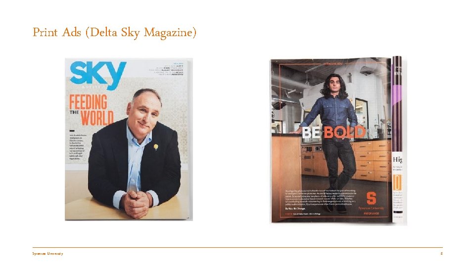 Syracuse University Brand Image Campaign Division of Marketing