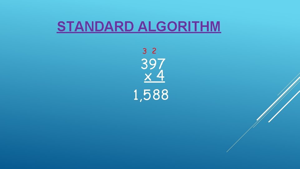 4 DIGIT BY 1 DIGIT MULTIPLICATION STRATEGIES 4