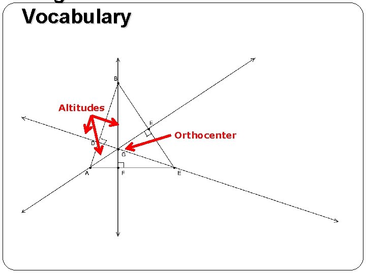 5 4 Medians and Altitudes Objectives Use properties