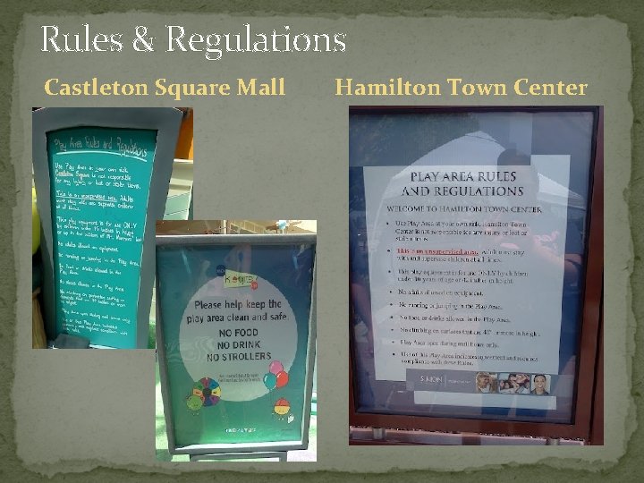 Mall Playground Inspection Project By Justin Kirby Jess