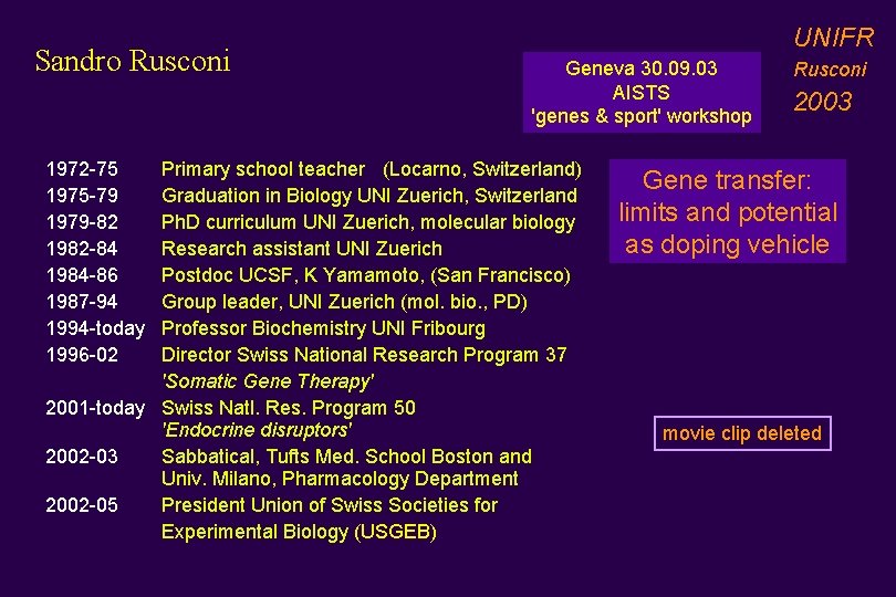 Sandro Rusconi 1972 75 1975 79 1979 82