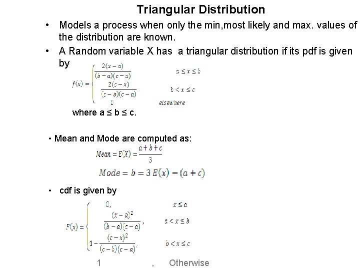 Chapter 5 Statistical Models in Simulation Basic Probability