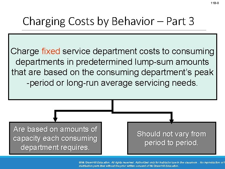 Service Department Charges APPENDIX 11 B Power Point