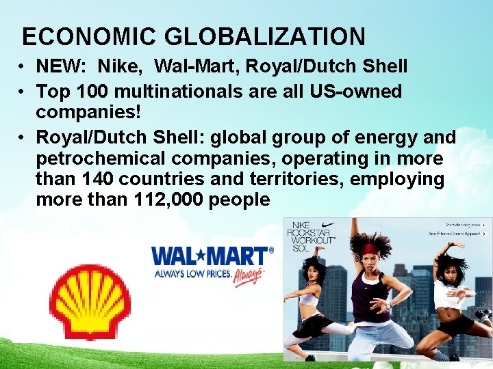 GLOBALIZATION WHAT IS GLOBALIZTION ACTIVATING YOUR COMMITMENTS CONNECTING