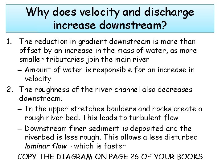 We have been looking at how the valley
