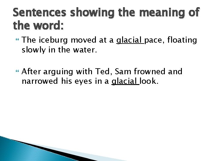 Vocabulary Lesson 3 words 6 10 English 7