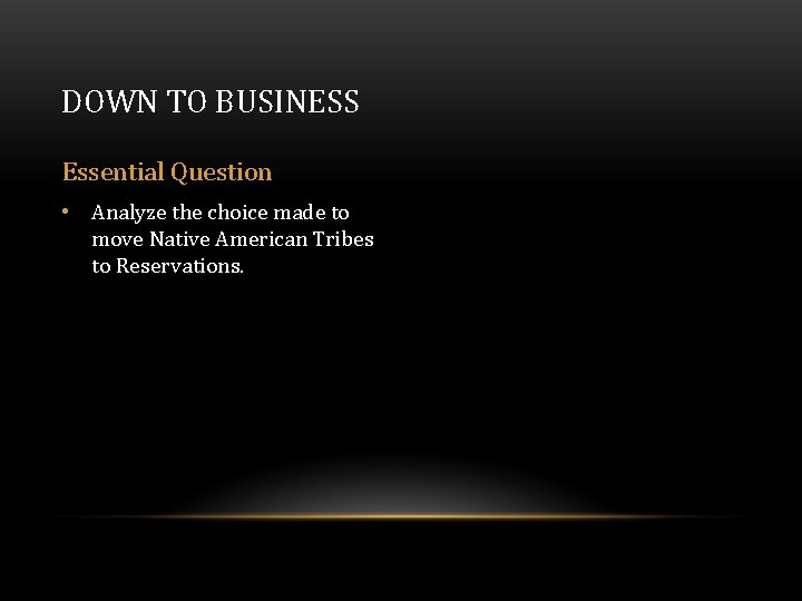 TRAIL OF TEARS Topic Andrew Jackson Indian Removal