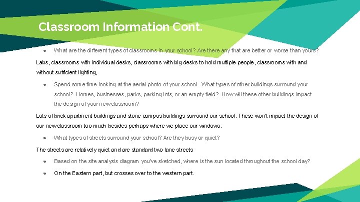 Classroom Redesign By Rose Goodman and Owen Gao