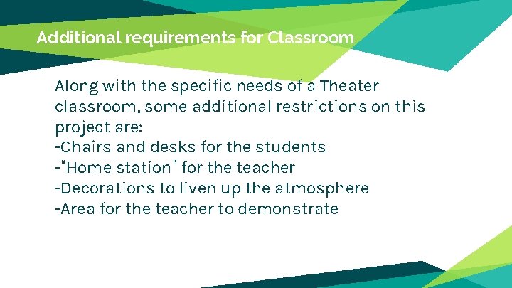 Classroom Redesign By Rose Goodman and Owen Gao