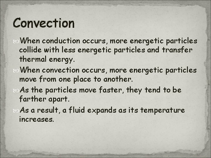 Chapter 6 Thermal Energy Lesson 2 Conduction Thermal