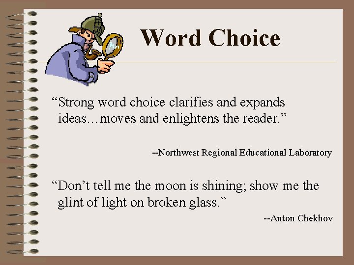 The 6 Traits of Writing Ideas Organization Word