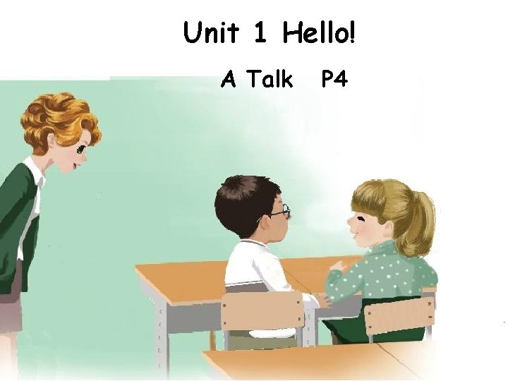 PEP PRIMARY ENGLISH STUDENTS BOOK Unit 1 Hello