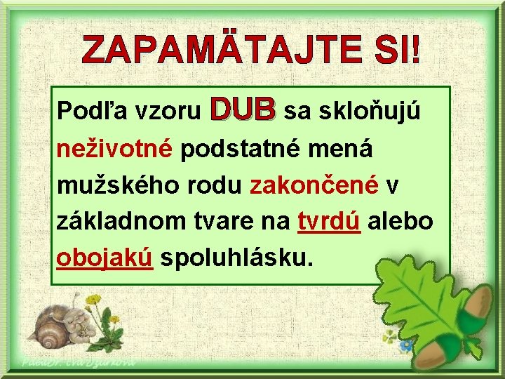 VZOR DUB Autor Mgr Viera Janov ablna Paed