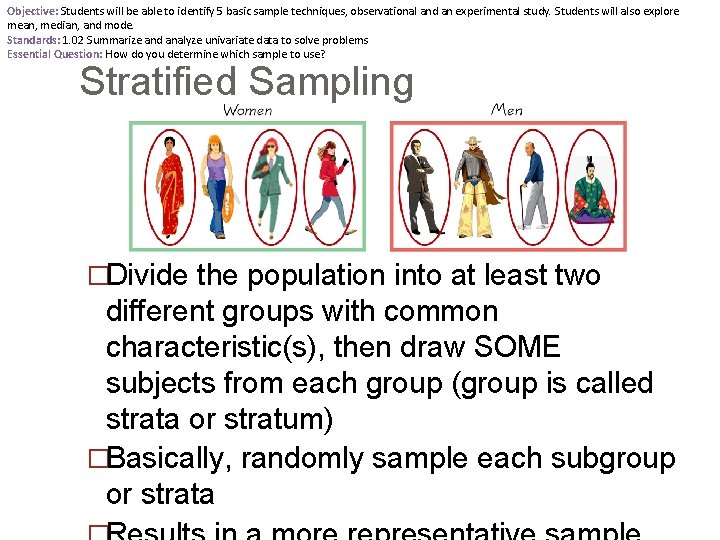 Statistics 424 Objective Students will be able to