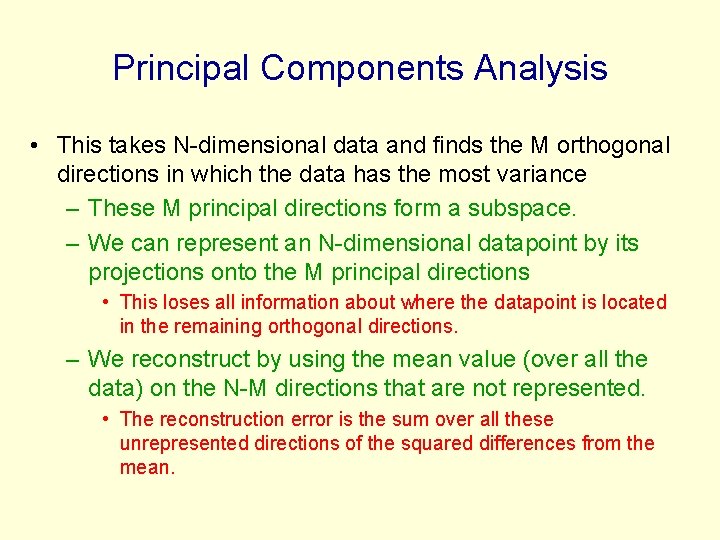 CSC 321 Neural Networks Lecture 12 Learning without
