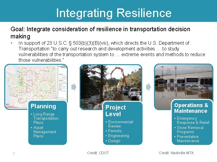 FHWA Resilience Initiatives Focus on Pavements Southern Plains