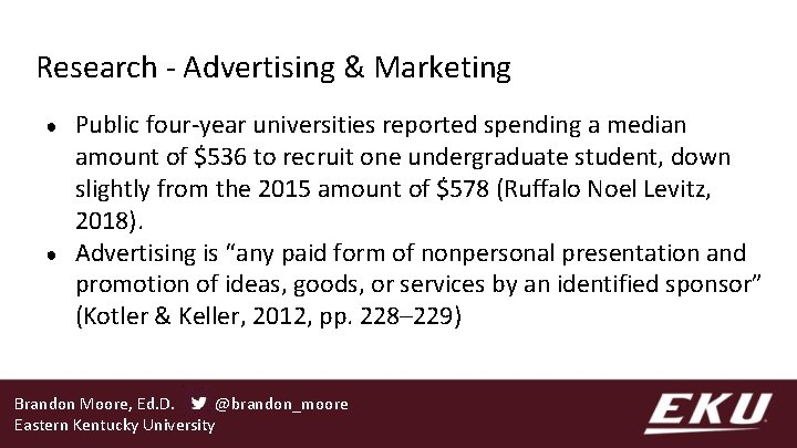 Collaborative Academic Marketing Strategies Raising Student Awareness with