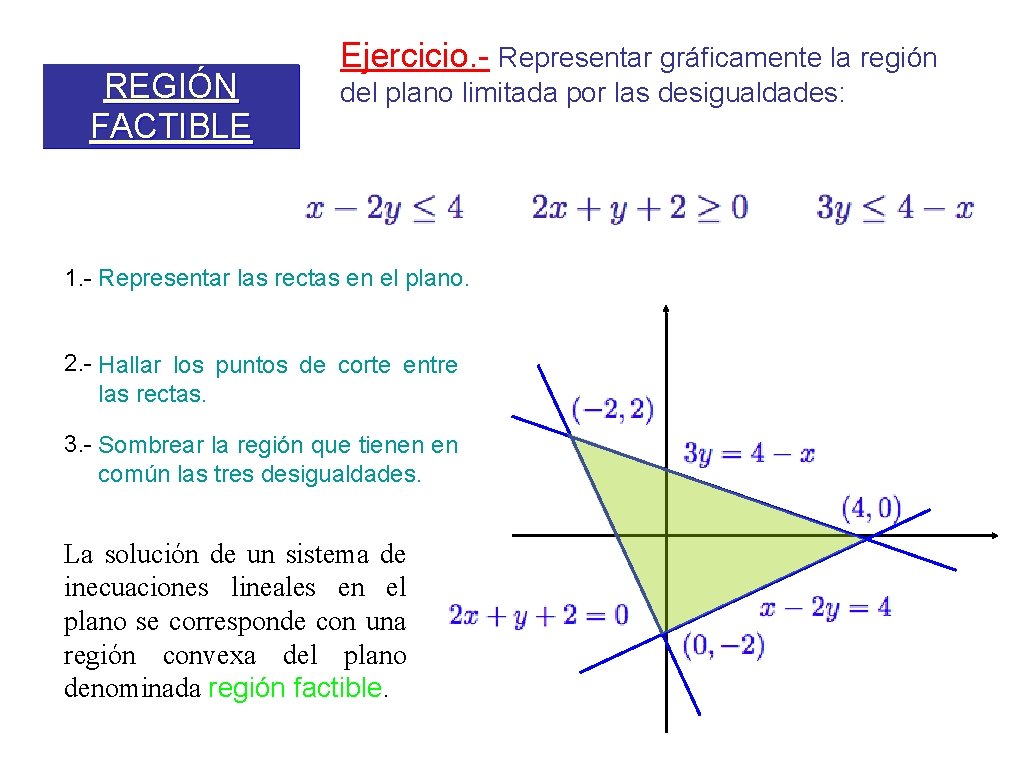 Programacin lineal La programacin lineal es una tcnica