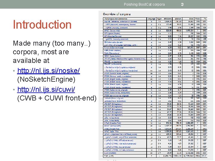 Polishing Boot Cat corpora XML validation and tagset