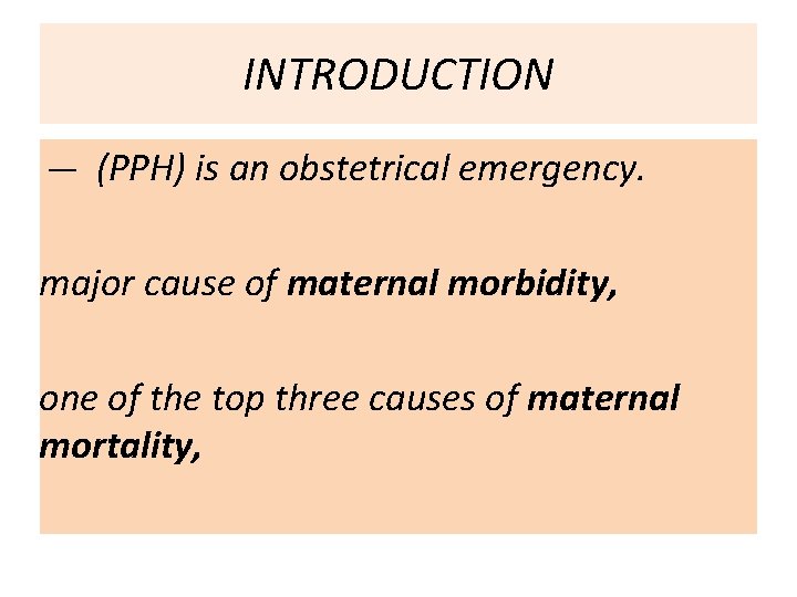 postpartum hemorrhage Dr M Moshfeghi OBSGYN fellowship of