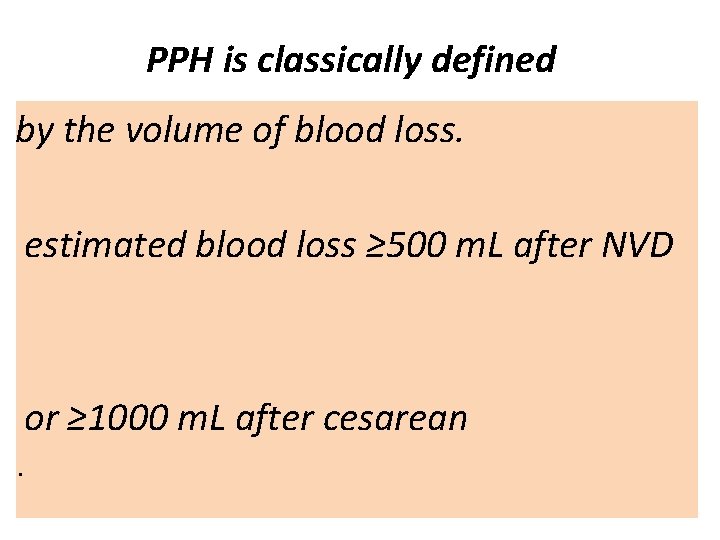postpartum hemorrhage Dr M Moshfeghi OBSGYN fellowship of