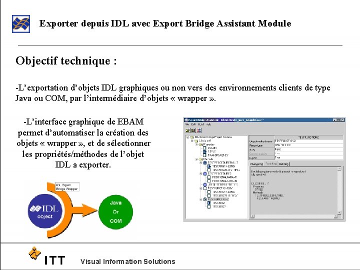 IDL Connectivity Bridges Visual Information Solutions Techniques de