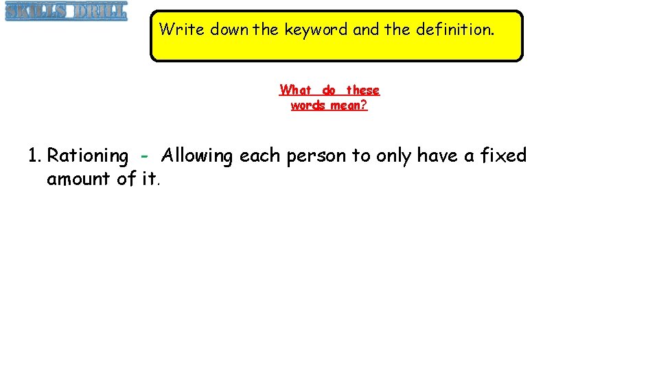 Student Expectations 1 2 3 4 5 6