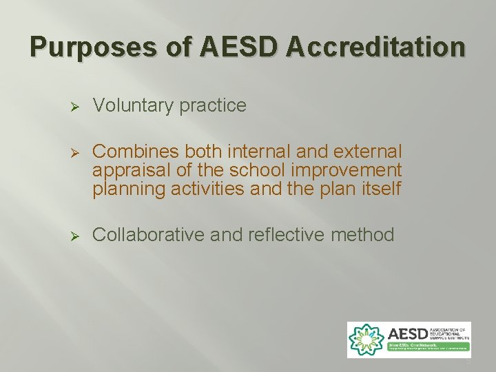 Washington State ESDs and Accreditation A Perfect Combination