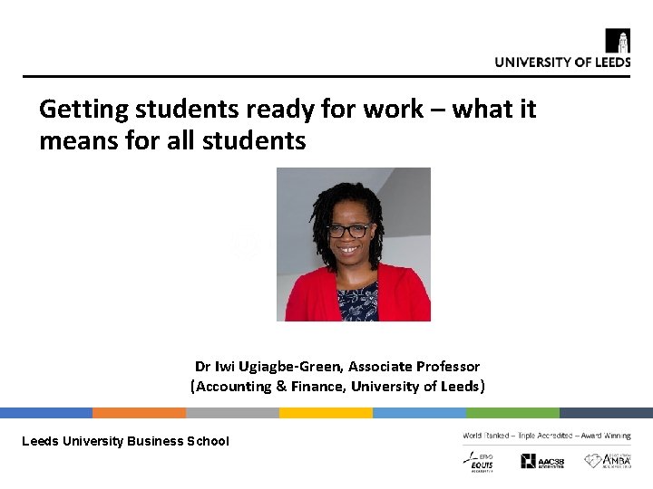 Getting students ready for work what it means