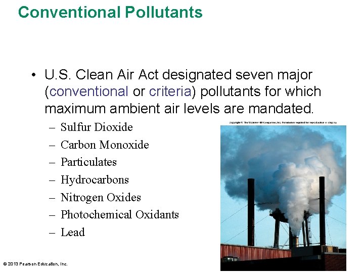 Chapter 9 Air Quality The Atmosphere and Climate