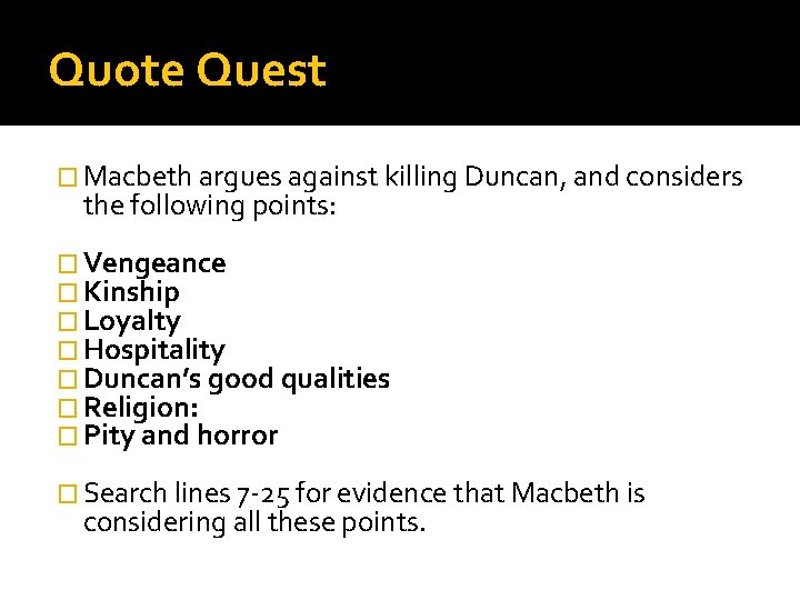 Act 1 scene 6 and 7 Macbeth Lesson