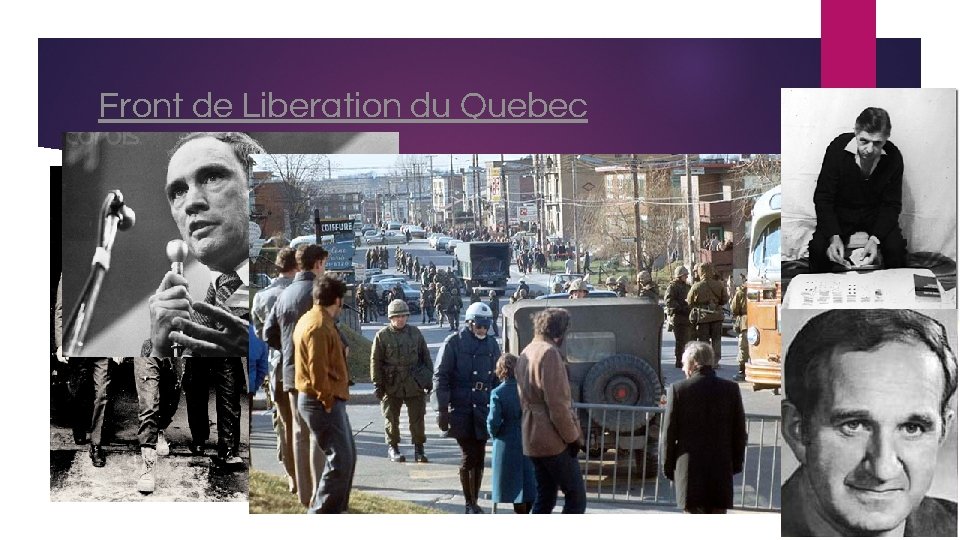 The Quiet Revolution AND THE OCTOBER CRISIS Questions