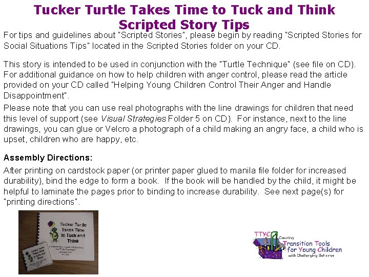 Tucker Turtle Takes Time to Tuck and Think