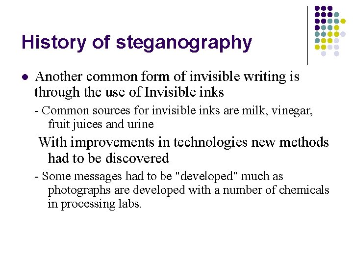 Steganography The Art of Covert Communication Presented by