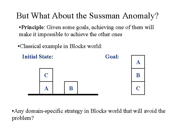Some Additional Notes about GOAP H MuozAvila Planning