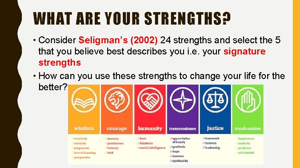 MAIN ASSUMPTIONS UNIT 1 THE POSITIVE APPROACH INTRODUCTION