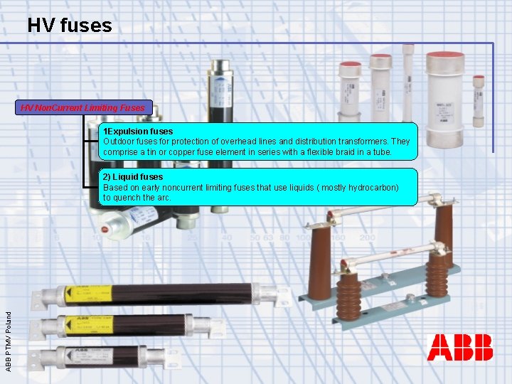 MV Fuses ABB PTMV Poland 2003 ABB PTMV