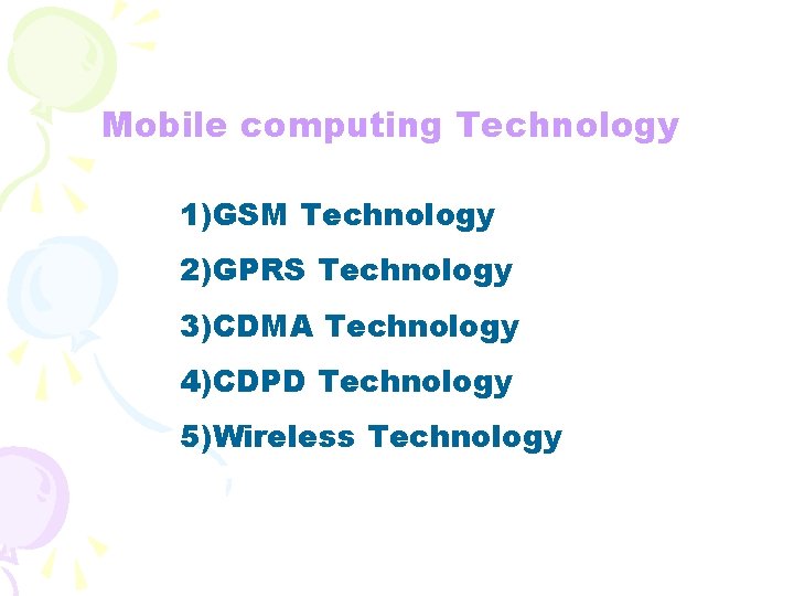 What is Mobile Computing v The success of