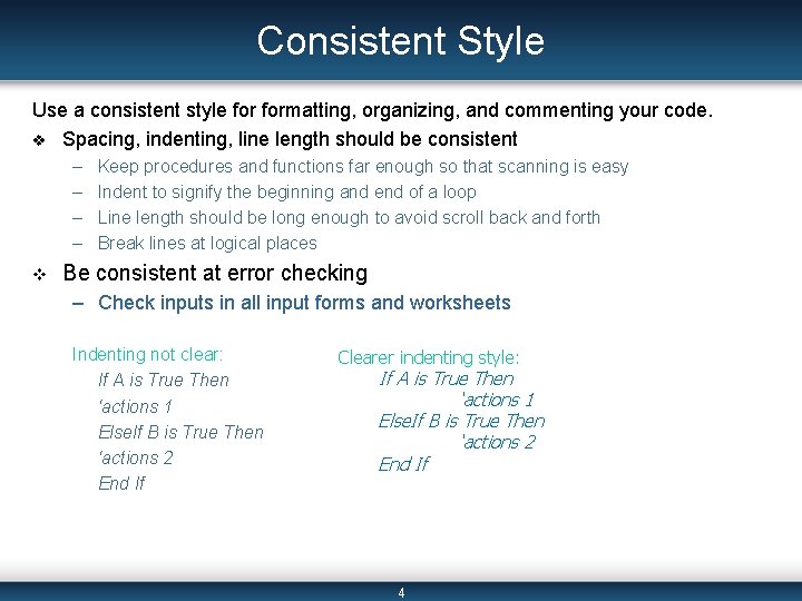 SpreadsheetBased Decision Support Systems Chapter 24 Programming Principles