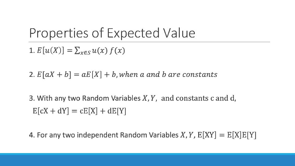 Mathematical Expectations STAT 400 Probability Mass Function PMF