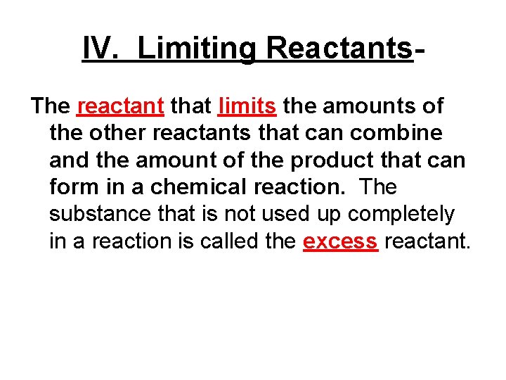 Stoichiometry Notes Stoichiometry shows the relationship between reactants