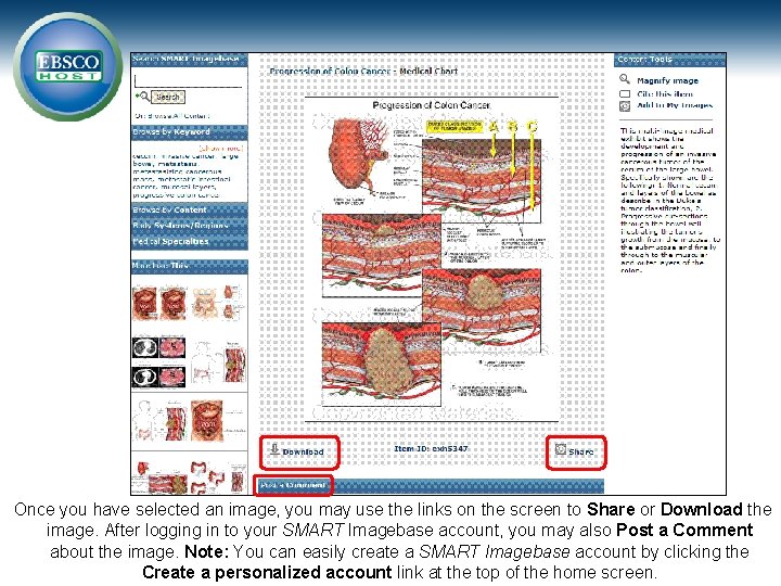 SMART Imagebase Basic Search Tutorial Welcome to EBSCOhosts