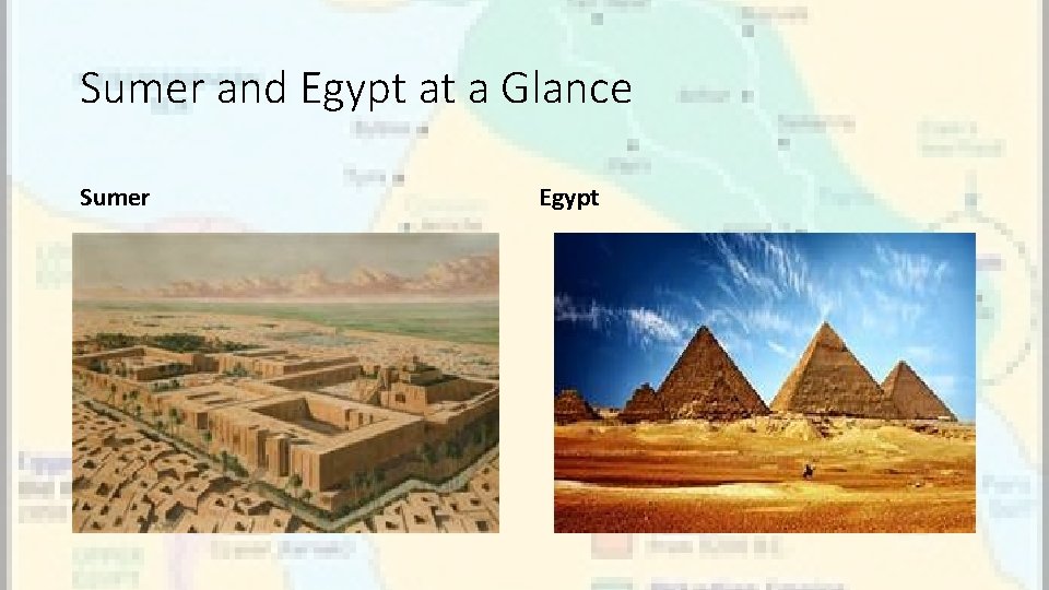 Sumer and Egypt 4000 2600 BCE Benjamin Keough