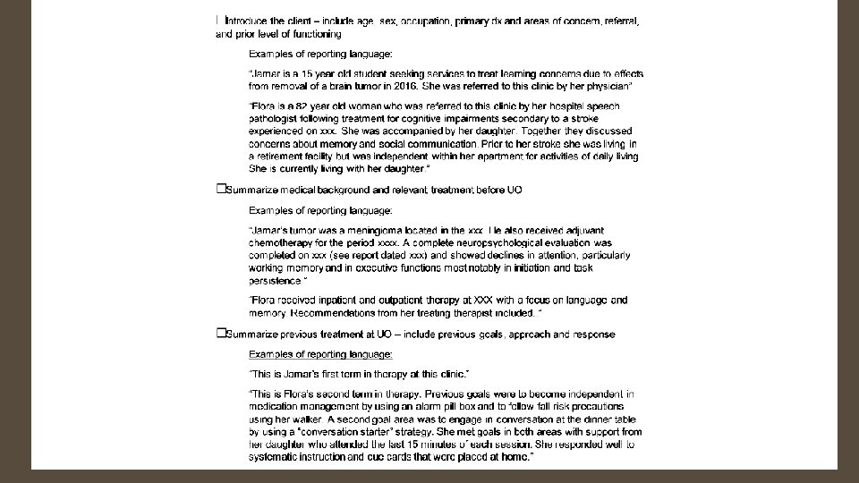 WRITING AN ITP FOR BRICC Winter 2019 Backgroun