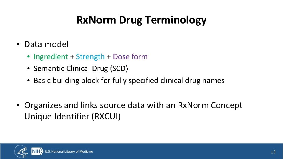 Rx Norm 101 In Hye Cho National Library